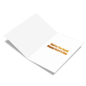 NobleWorks - Boss's Day Greeting Card with Envelope - Boss Appreciation, Gratitude Notecard for Manager, Work - Great Boss C5862BOG