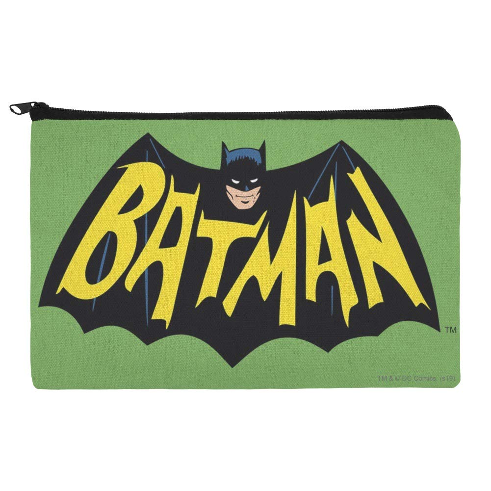 GRAPHICS & MORE Batman Classic TV Series Logo Pencil Pen Organizer Zipper Pouch Case