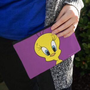 Looney Tunes Tweety Bird Pencil Pen Organizer Zipper Pouch Case