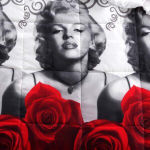 4Piece Bedding Sets 3D Home Textile Marilyn Monroe Oil Painting Queen Size Bedding Sets