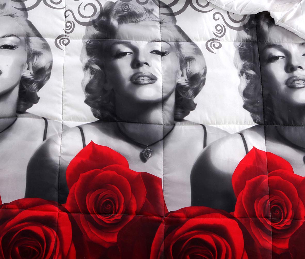 4Piece Bedding Sets 3D Home Textile Marilyn Monroe Oil Painting Queen Size Bedding Sets