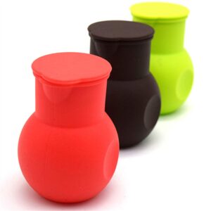 DD-life 3 Pcs Silicone Chocolate Melting Pot, Butter Sauce Milk Microwave Baking Pouring Tool