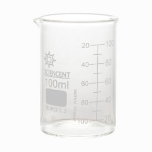 sciencent glass beaker 100ml (single)