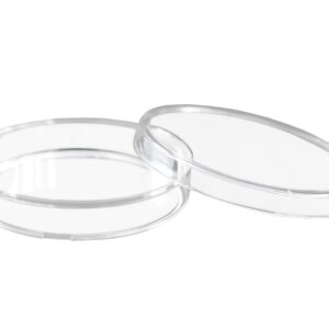 EISCO 25PK Disposable Petri Dish with Lid - Sterile - 35x15mm - Polystyrene - Triple Vented - Transparent