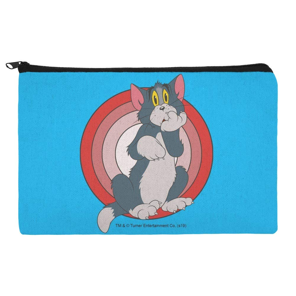 GRAPHICS & MORE Tom and Jerry Tom Character Pencil Pen Organizer Zipper Pouch Case