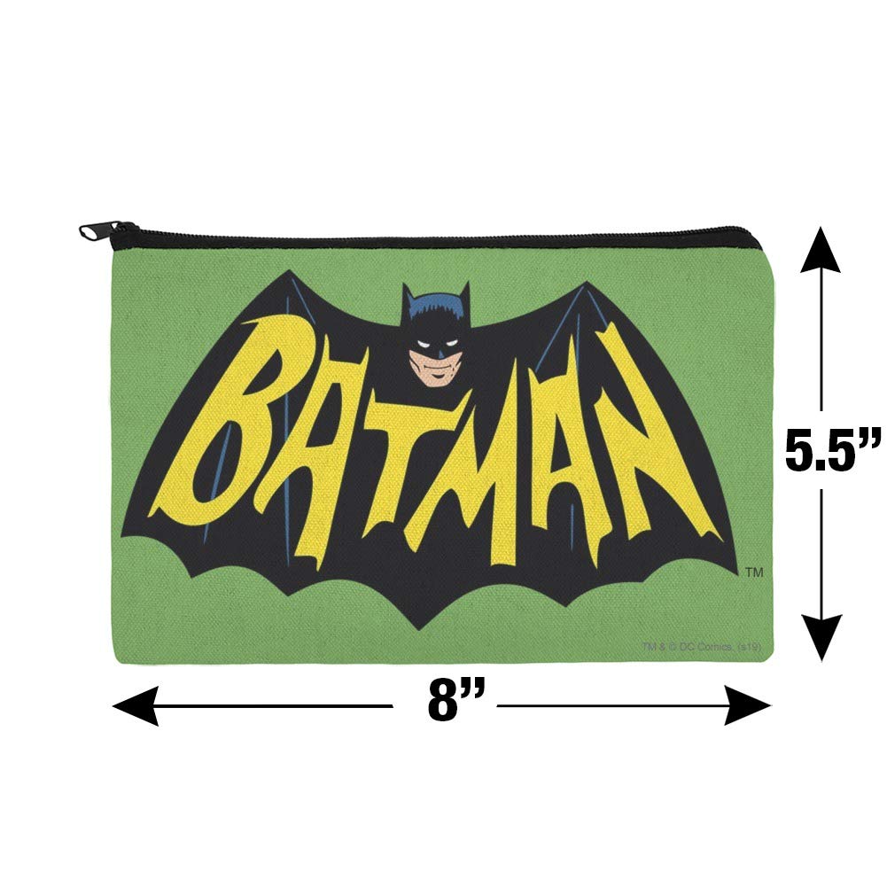 GRAPHICS & MORE Batman Classic TV Series Logo Pencil Pen Organizer Zipper Pouch Case