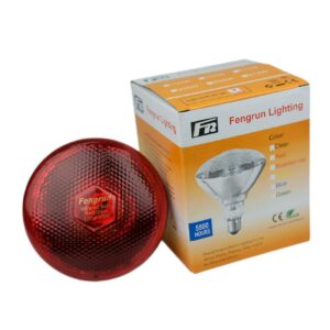 Fengrun Infrared Bulb Red Hard Explosion-Proof Glass Infrared Heat Lamp Bulb for Chicks, Chicken, Pet, Bathroom Warming Light Bulb (120V,150W)