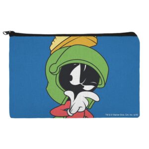 looney tunes marvin the martian pencil pen organizer zipper pouch case