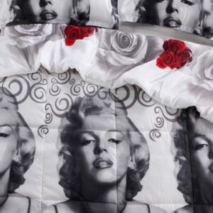 4Piece Bedding Sets 3D Home Textile Marilyn Monroe Oil Painting Queen Size Bedding Sets