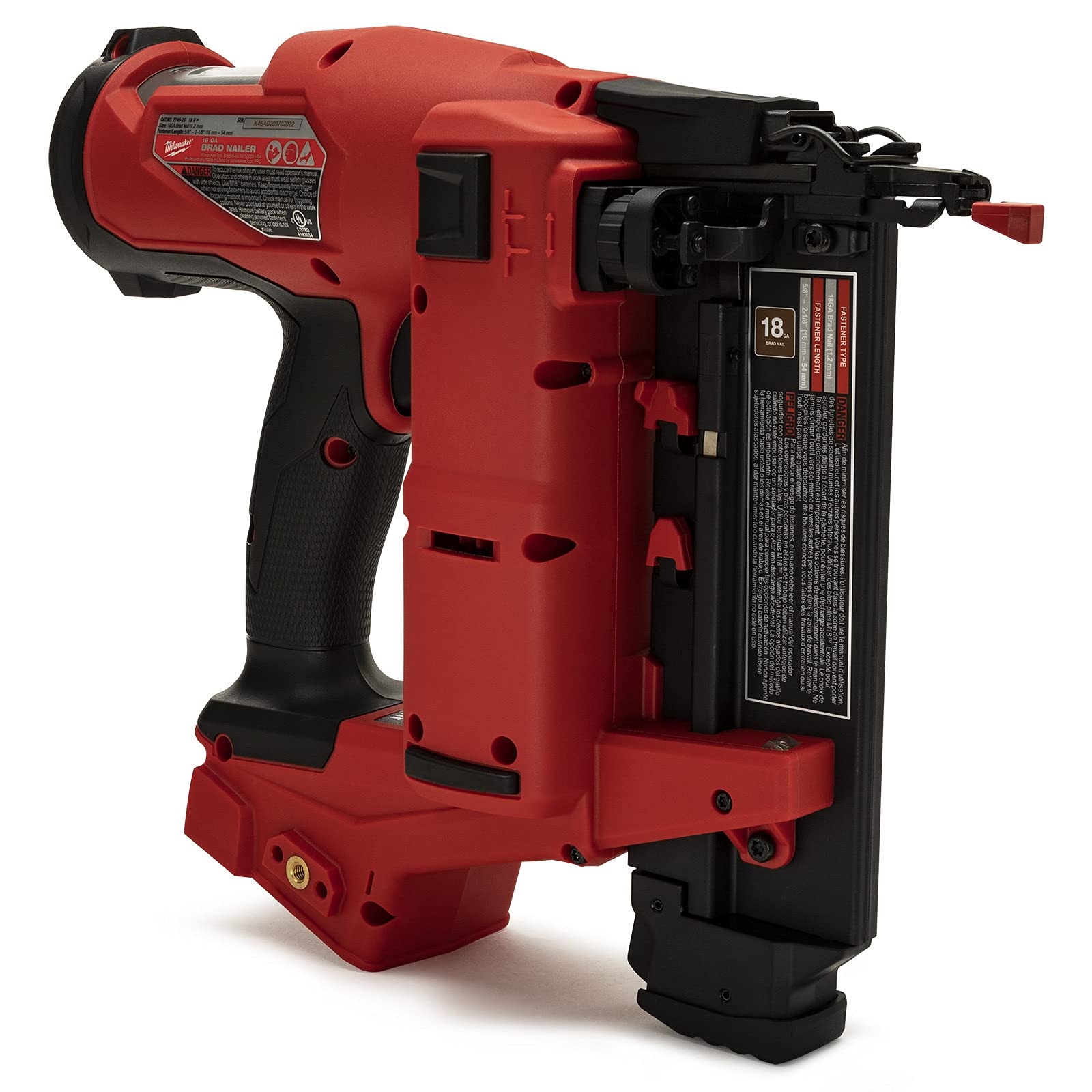 Milwaukee 2746-20 M18 FUEL 18 Gauge Brad Nailer (Tool Only)