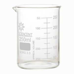 sciencent glass beaker 250ml