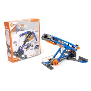 hexbug vex robotics crossbow 2.0, stem learning, toys for kids (blue/orange)