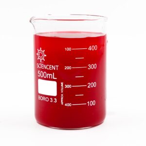 sciencent glass beaker 500ml