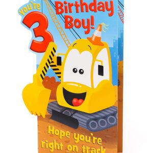 Disney You're 3 Big Digger 3rd Birthday Greeting Card Disney Character Cards