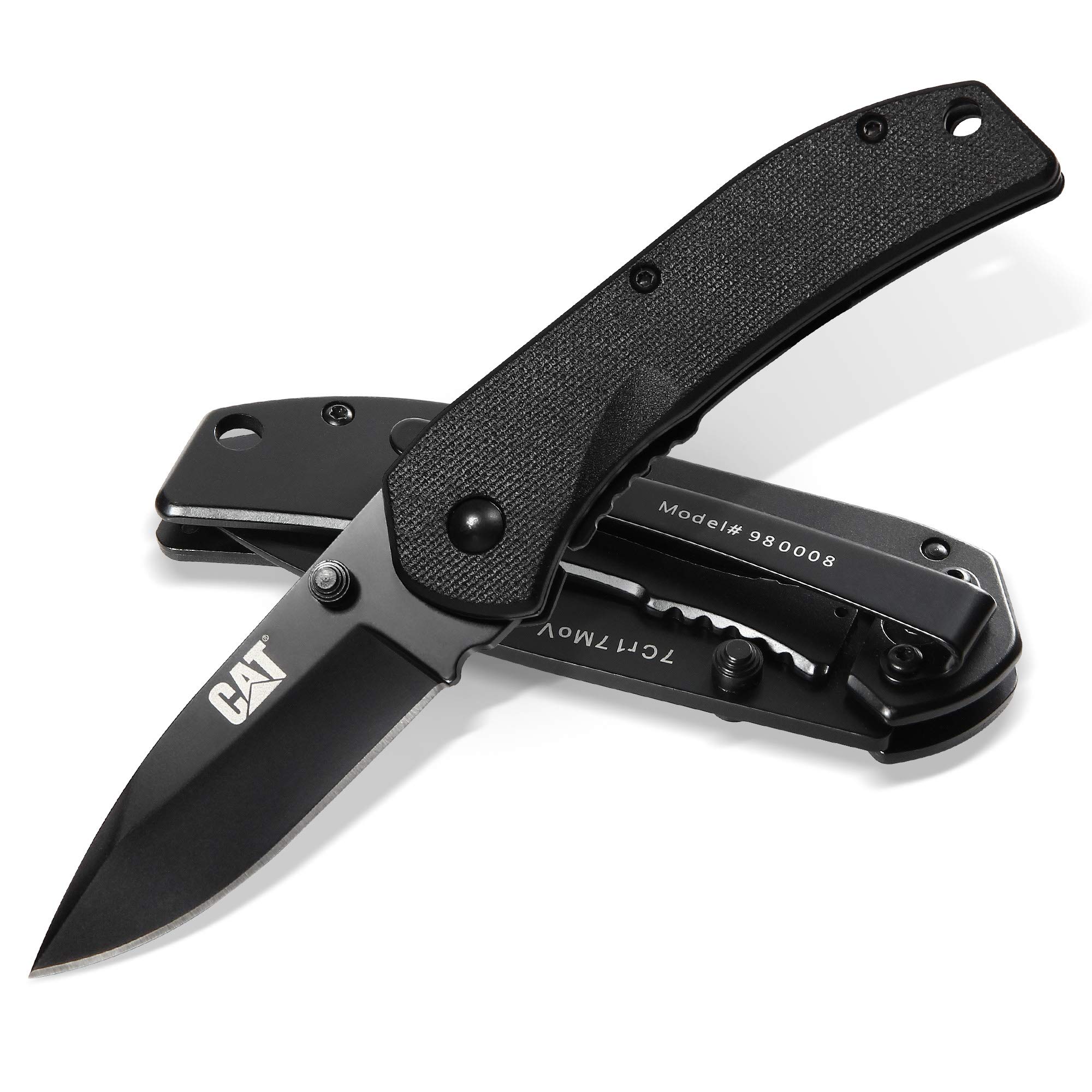 Cat 6 Inch Drop Point Folding Knife - 980008