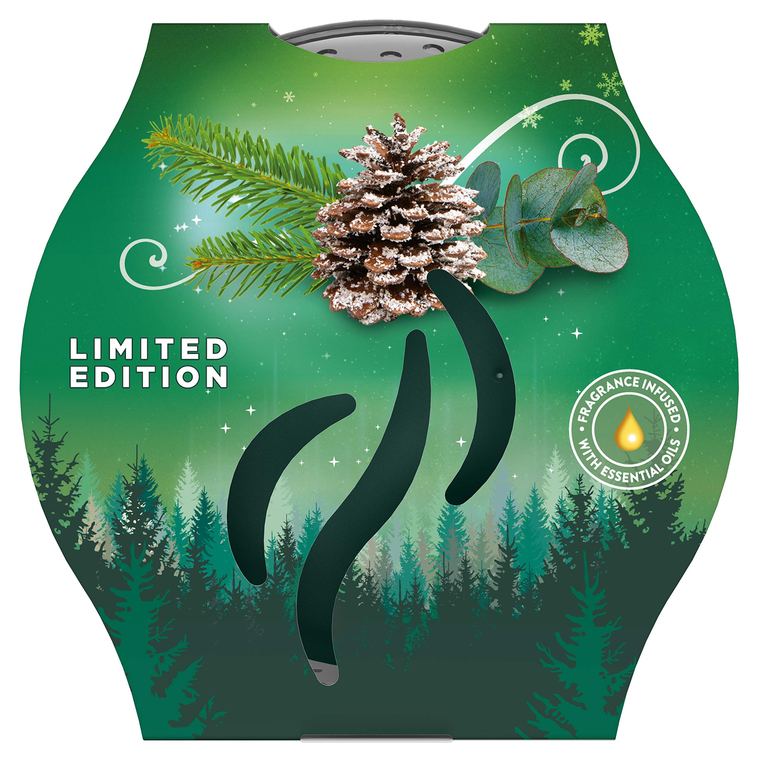 Glade 3-Wick Candle - ICY Evergreen Forest - 6.8oz