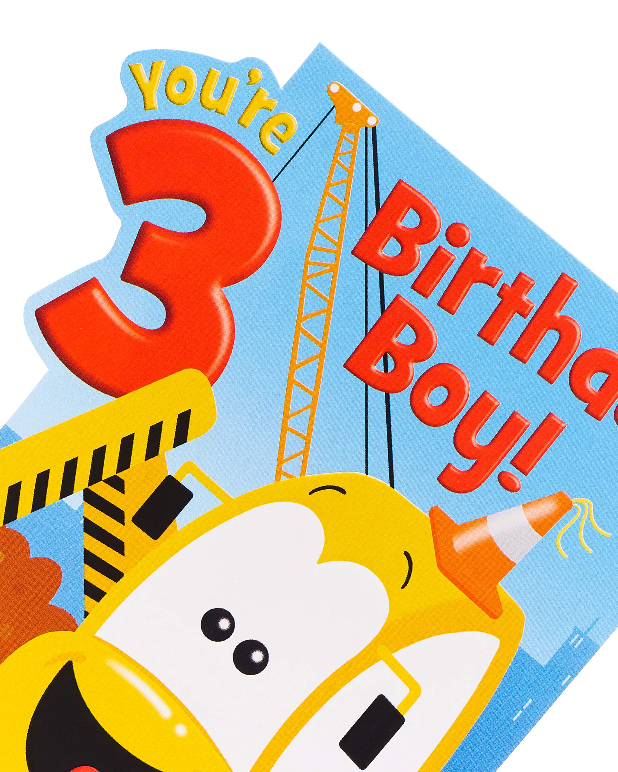 Disney You're 3 Big Digger 3rd Birthday Greeting Card Disney Character Cards