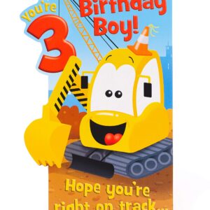 Disney You're 3 Big Digger 3rd Birthday Greeting Card Disney Character Cards