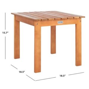 SAFAVIEH Outdoor Collection Randor Natural Folding Table