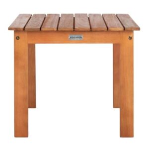 SAFAVIEH Outdoor Collection Randor Natural Folding Table