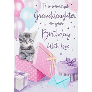 regal publishing birthday card granddaughter - 9 x 6 inches -, c80442