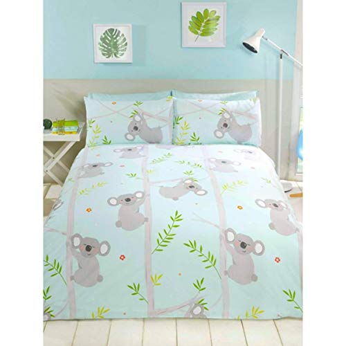 Rapport Koala Fun Single Duvet Cover Set Blue/Grey