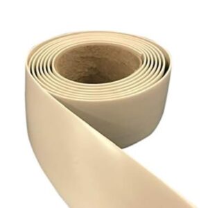 1.5" wide x 200' roll vinyl strap for patio chairs, lawn furniture, and deck chairs, make your own replacement straps, (dove beige)