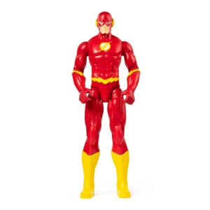 dc comics the flash collectible action figure, 12 inches tall, 11 articulation points, red suit, action poses, children's toy