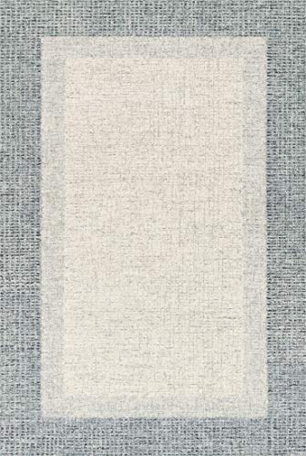 Loloi Rosina Rug, Grey & Blue 7'-9" x 9'-9" Area Rug – Casual Accent Rugs for Living Room, Bedroom, Entryway & Hallway, No Shed High Traffic Area Home Decor Rug