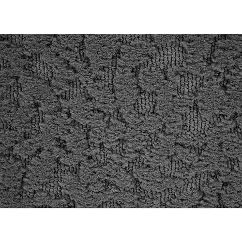 Garland Rug Ivy Vine Area Rug Runner, 3 ft x 8 ft, Cinder Gray