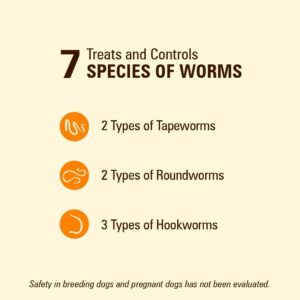 Sentry Worm X Plus 7 Way DeWormer Small Dogs (6 Count), Pack of 3