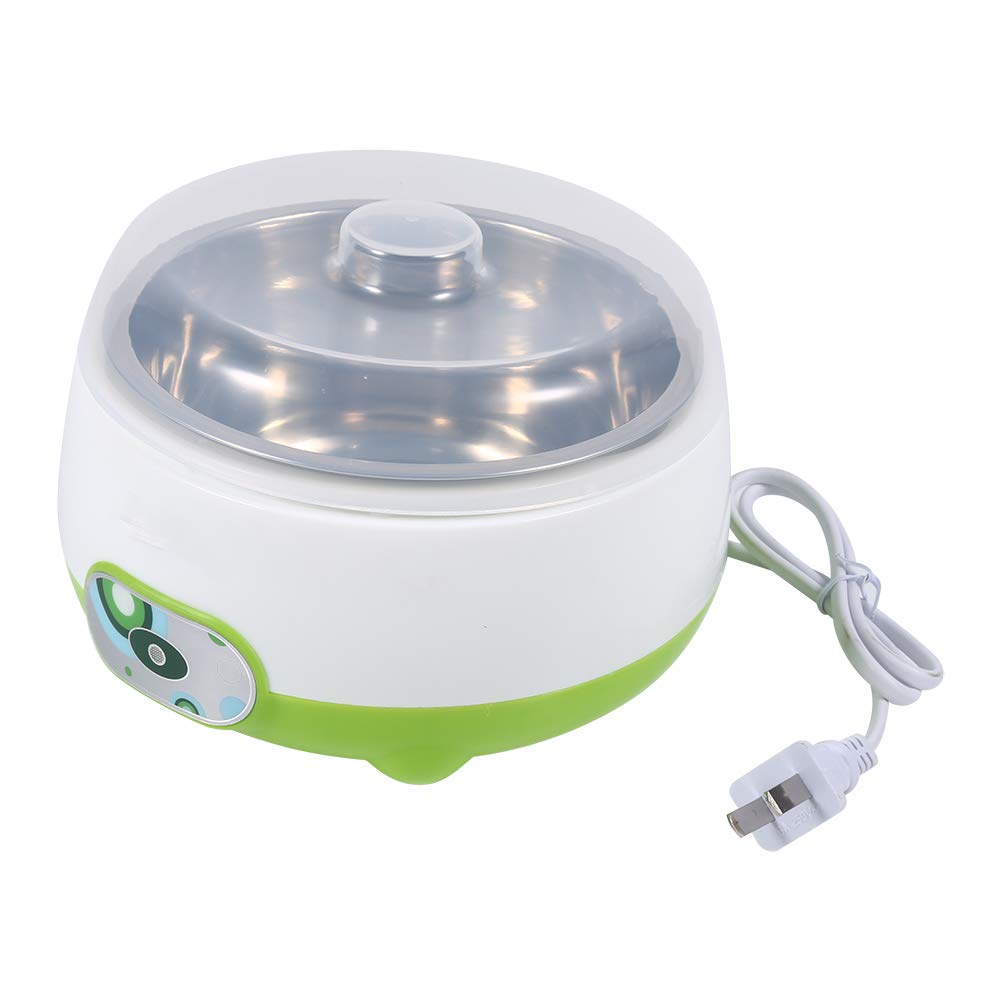 Yoghourt Machine, 1L Automatic Digital Yogurt Maker, Stainless Steel Liner Yogurt Maker Machine, Home DIY Yoghourt Container Yogurt Maker(Green)