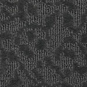 Garland Rug Ivy Vine Area Rug Runner, 3 ft x 8 ft, Cinder Gray