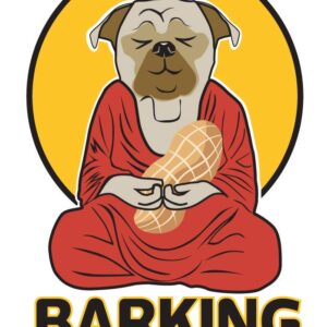 Barking Buddha Beef Cheek Slices | Premium Dog Chews | Extra Thick, All Natural, No Additives, Gluten Free | Peanut Butter - Small 5”-6” - 15 Pack