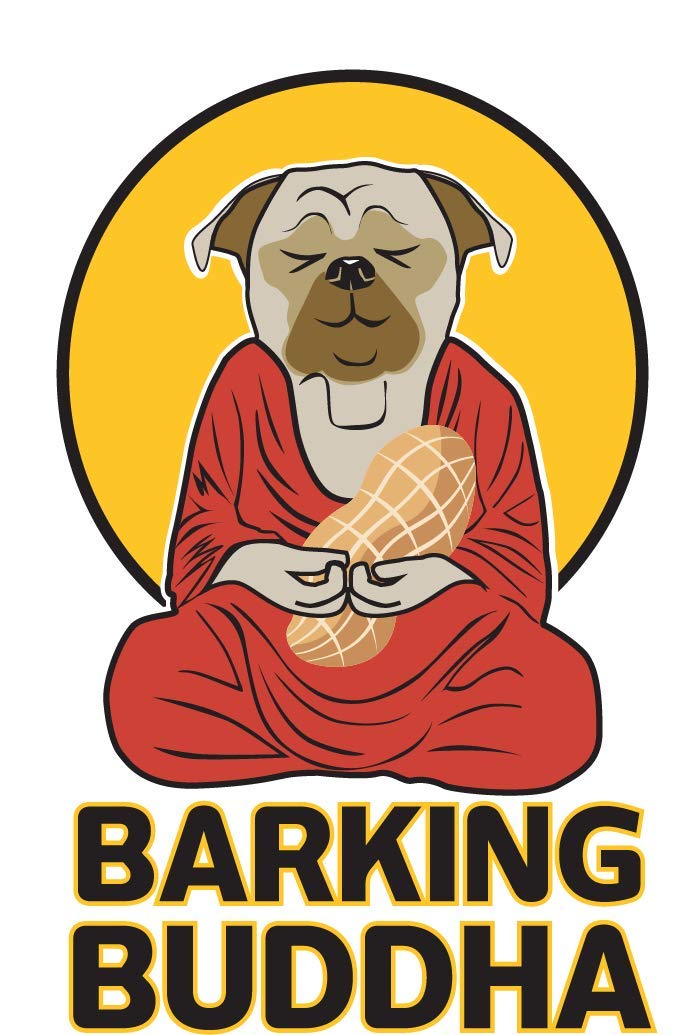 Barking Buddha Beef Cheek Slices | Premium Dog Chews | Extra Thick, All Natural, No Additives, Gluten Free | Peanut Butter - Small 5”-6” - 15 Pack