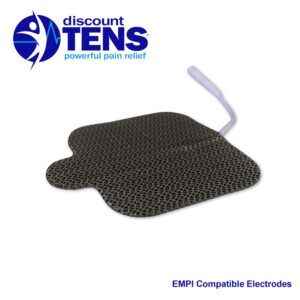 Discount TENS, EMPI Compatible TENS Electrodes, 8 Premium Replacement Pads for EMPI TENS Units. (2 inch x 2 inch)