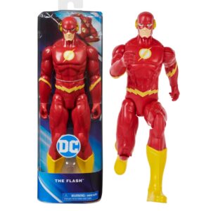 DC Comics The Flash Collectible Action Figure, 12 Inches Tall, 11 Articulation Points, Red Suit, Action Poses, Children's Toy