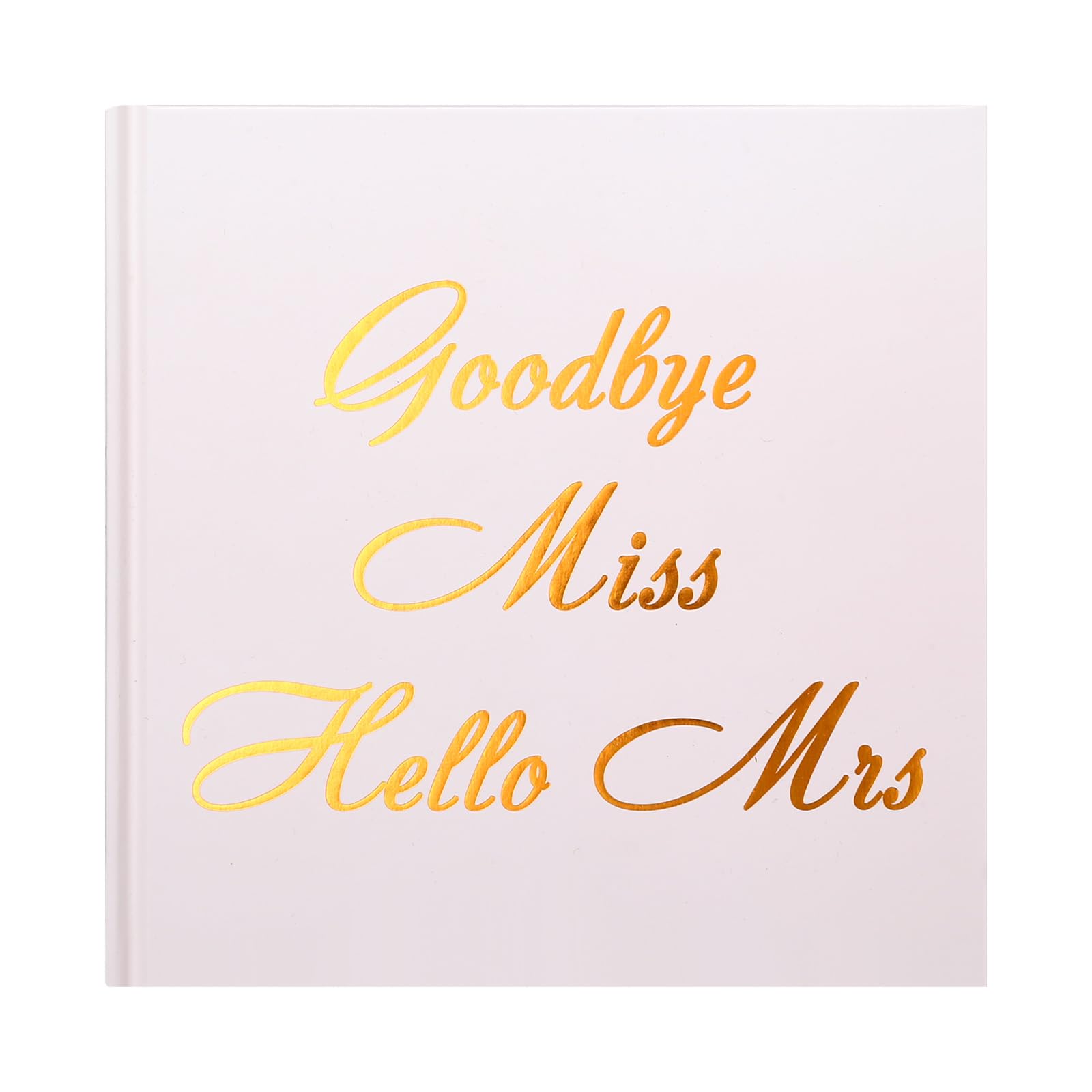 Naler Guest Book Wedding Guest Book Photo Album Hard Cover Book with Rose Gold Foil for Wedding Favors Bridal Shower Games Bachelorette Party Supplies (Pink)