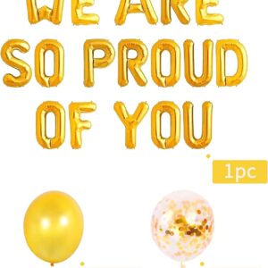 JeVenis We Are So Proud of You Balloon Graduation Banner Congratulations Banner Graduation Party Decorations Graduation Commencement Decoration