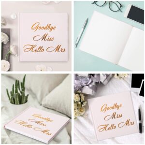 Naler Guest Book Wedding Guest Book Photo Album Hard Cover Book with Rose Gold Foil for Wedding Favors Bridal Shower Games Bachelorette Party Supplies (Pink)