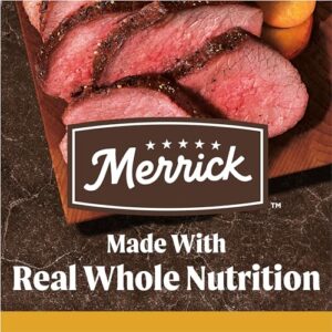 Merrick Premium Grain Free Dry Dog Food Weight Management Dog Food, Wholesome and Natural Kibble, Healthy Weight Recipe - 4.0 lb. Bag