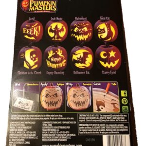 Pumpkin Masters Carving Kit with Lid Cutter Saw Includes 8 Patterns 26928