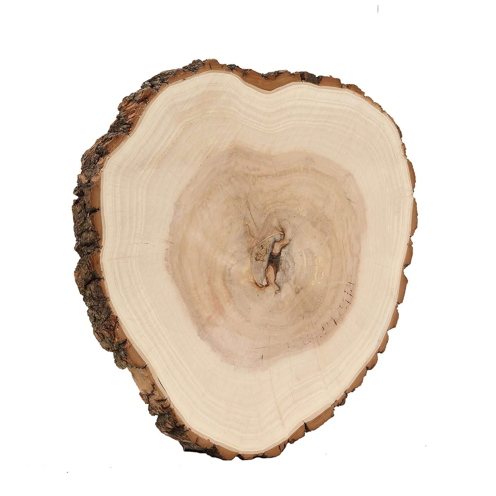 Efavormart 15"~18" | Rustic Natural Wood Slices Round Poplar Wooden Slab Table Centerpiece