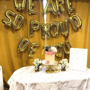 JeVenis We Are So Proud of You Balloon Graduation Banner Congratulations Banner Graduation Party Decorations Graduation Commencement Decoration