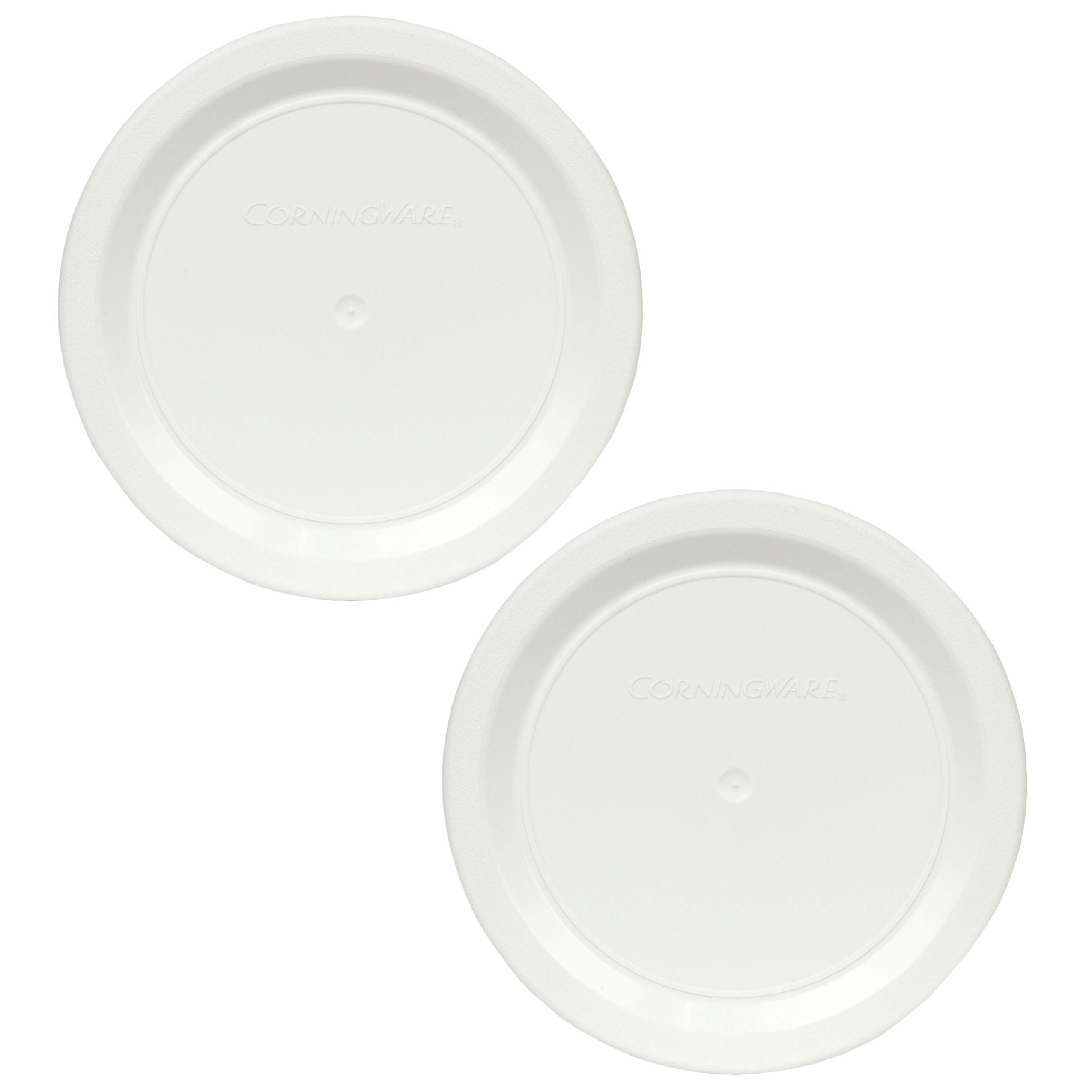 Corningware R-7-PC 7oz French White Replacement Lids -2 Pack