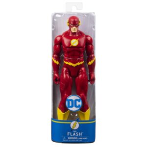 DC Comics The Flash Collectible Action Figure, 12 Inches Tall, 11 Articulation Points, Red Suit, Action Poses, Children's Toy