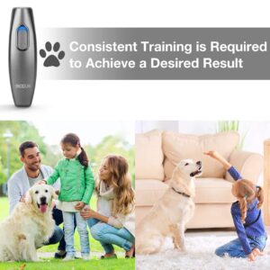 MODUS Bark Control Device - Anti Barking Device, 2-in-1 Dog Training Tool, 16.4 Ft Large Control Range, Safe to Use, Dog Silencer Dogs, Ultrasonic Dog Whistle Indoor&Outdoor