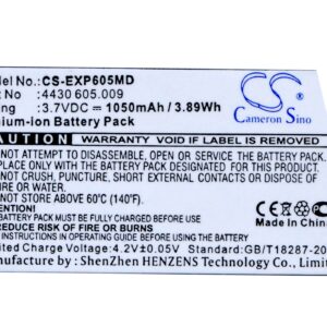 Rechargeable Battery 4430 605.009 Replacement for Eppendorf Easypet 3(1050mAh Li-ion)