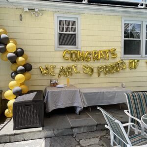 JeVenis We Are So Proud of You Balloon Graduation Banner Congratulations Banner Graduation Party Decorations Graduation Commencement Decoration