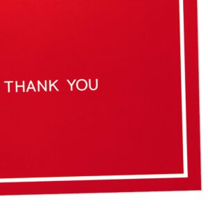 Hallmark Thank You Cards Assortment, Red, Green, Blue, Black, Orange (50 Cards for Business, Weddings, Baby Showers, Bridal Showers, All Occasion)